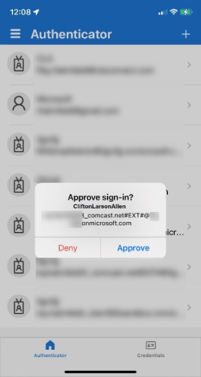 Microsoft Authenticator: CLA (CliftonLarsonAllen)