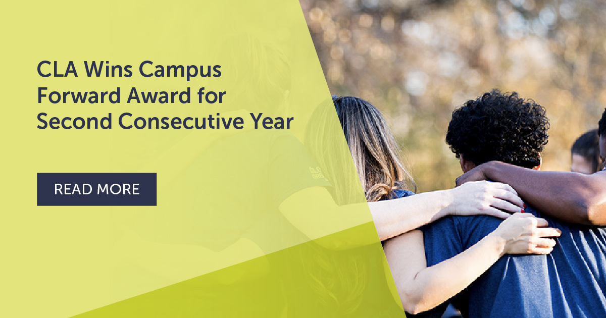 CLA Wins Campus Forward Award for Second Consecutive Year