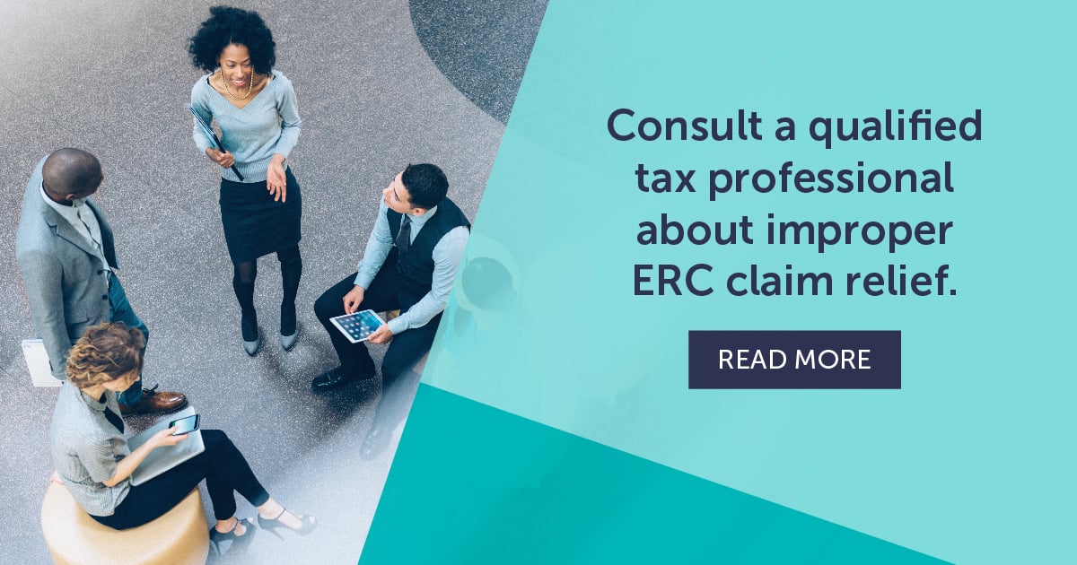 IRS Helps Employers Repay Improper ERC Funds: CLA