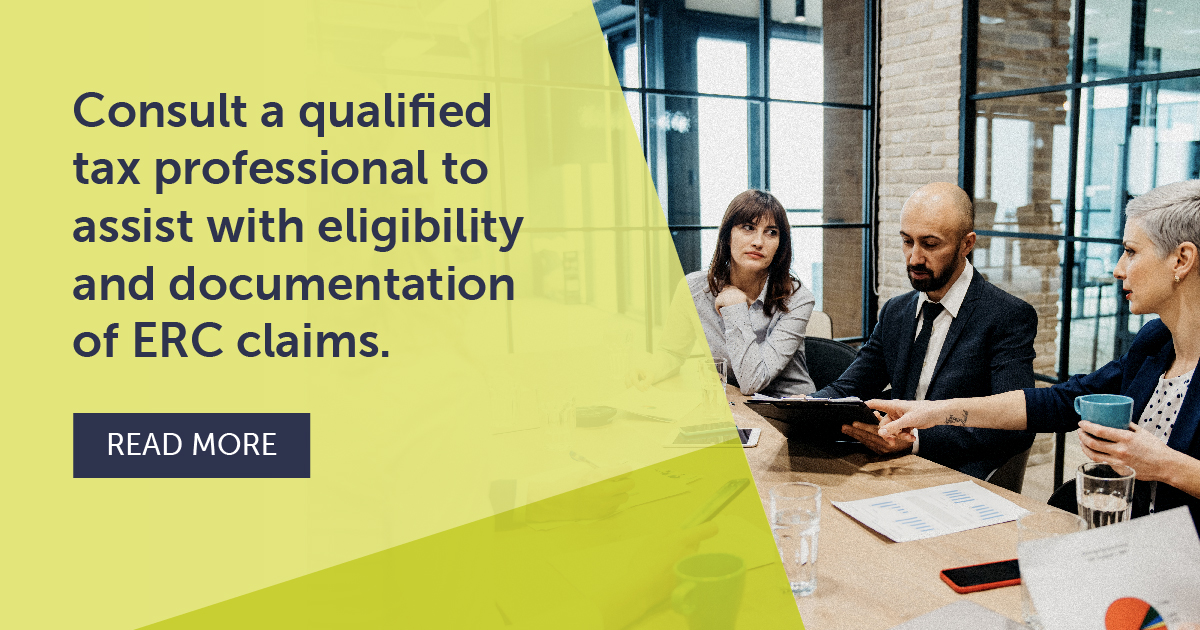 IRS Issues Guidance on How to Return ERC Claims in Full