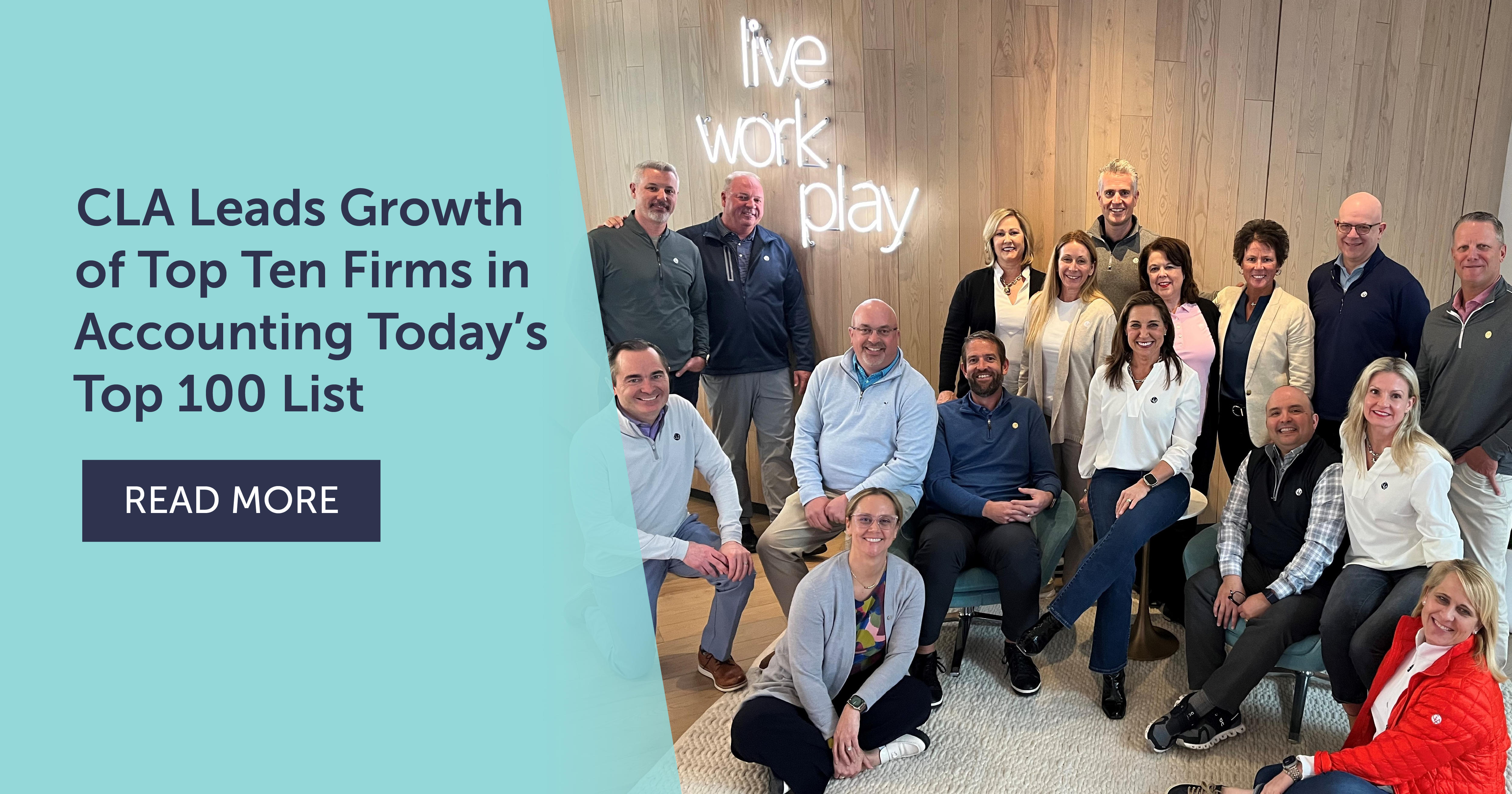 CLA leads growth of Top Ten Firms in Accounting Today’s Top 100 List ...