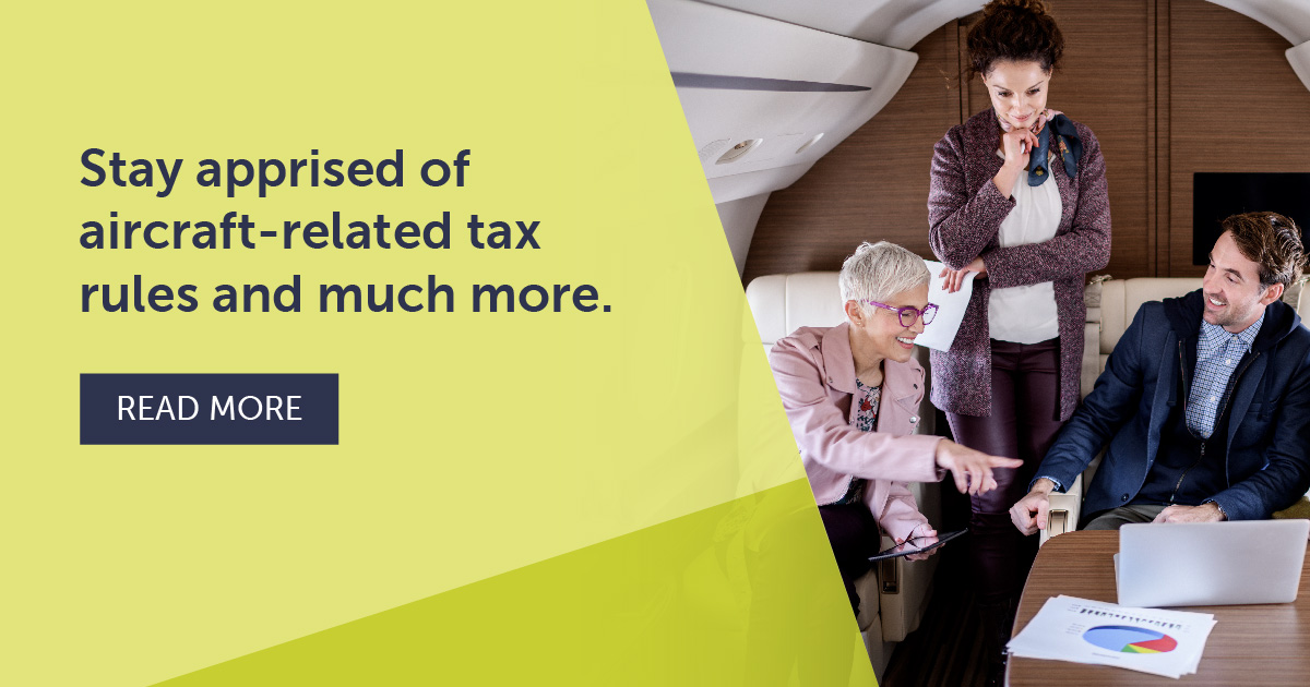 Flying on Private Jet? IRS is Watching: CLA Wealth Advisors