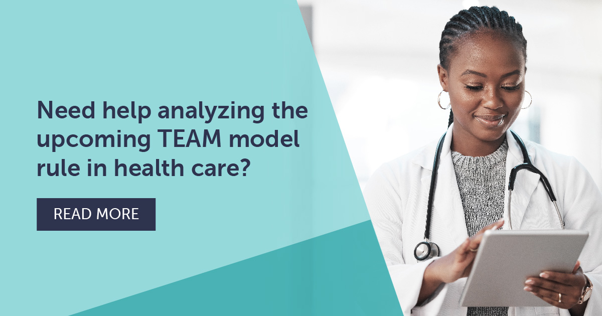 Mandatory TEAM Bundled Payments Not Just for Hospitals: CLA