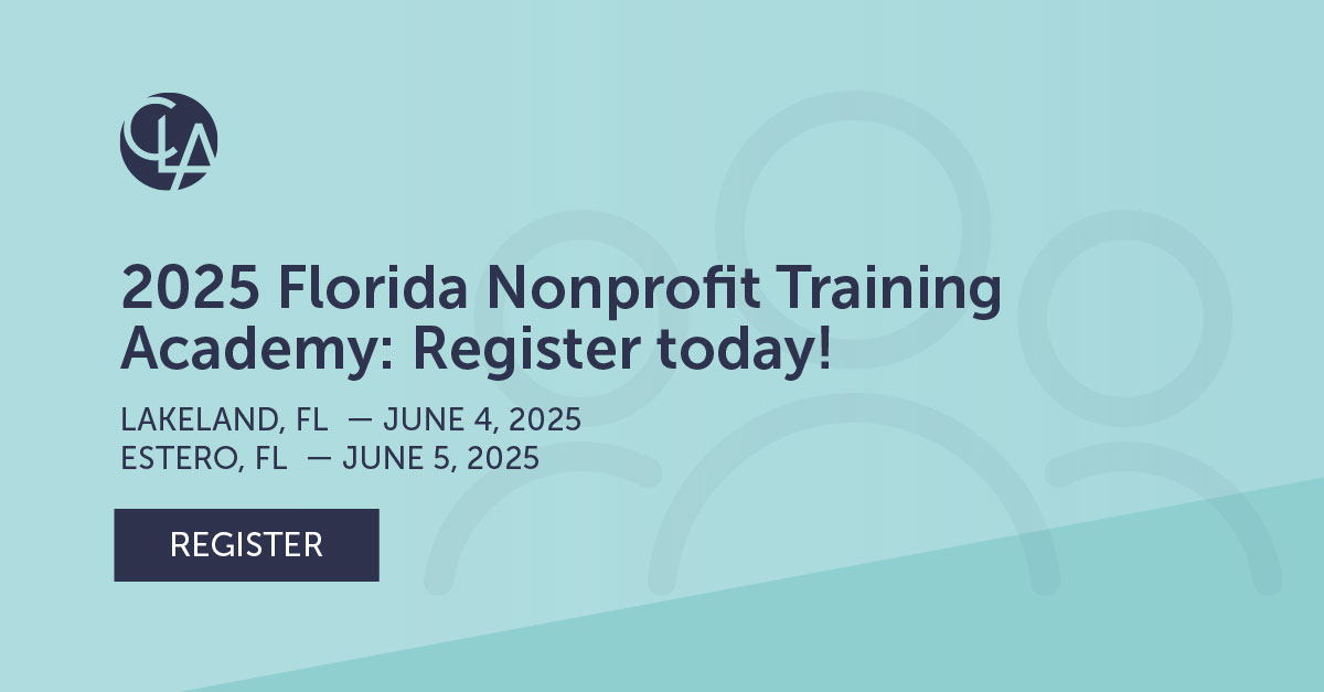2025 Florida Nonprofit Training Academy: CLA