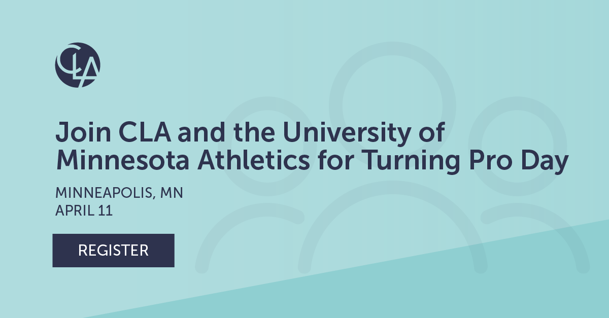 CLA and University of Minnesota Athletics Present Turning Pro Day