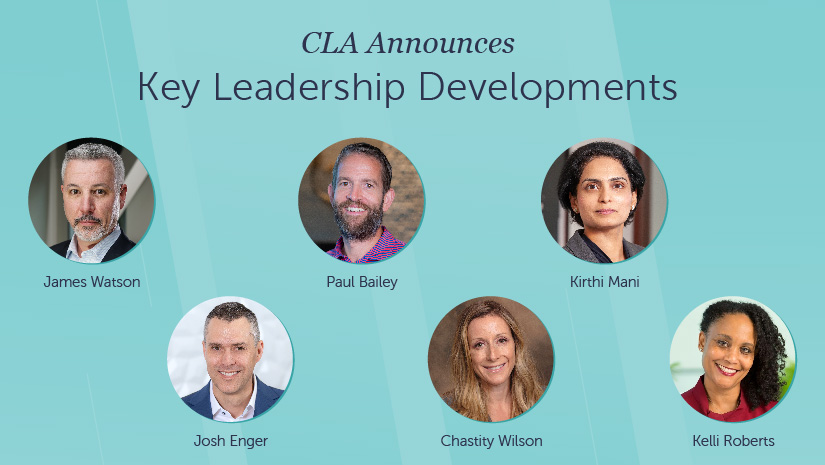 CLA Announces Key Leadership Developments: CLA