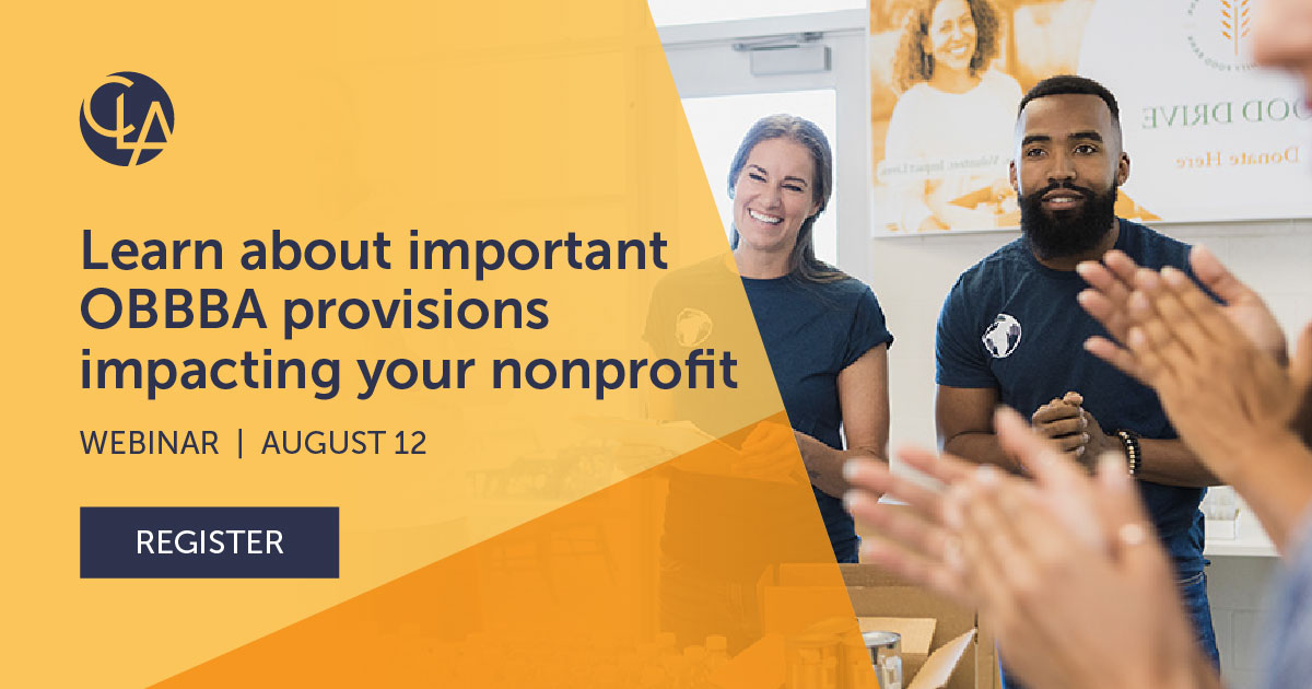 OBBBA for Nonprofits: What You Need to Know: CLA
