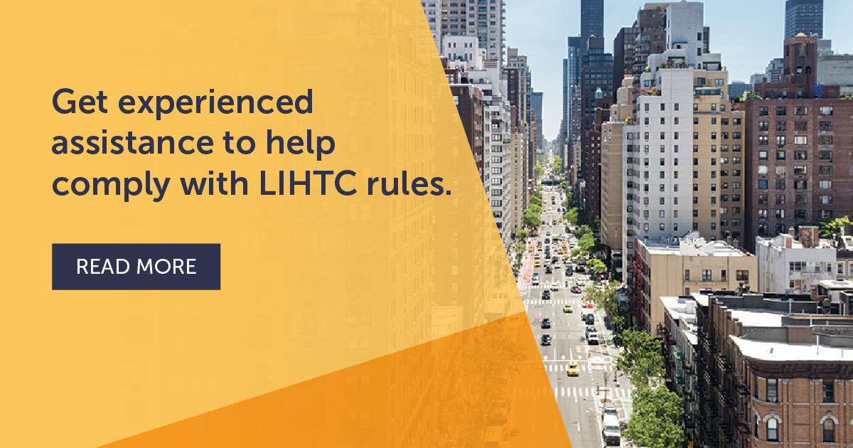 Low-Income Housing Tax Credit Compliance: New LIHTC Rules: CLA