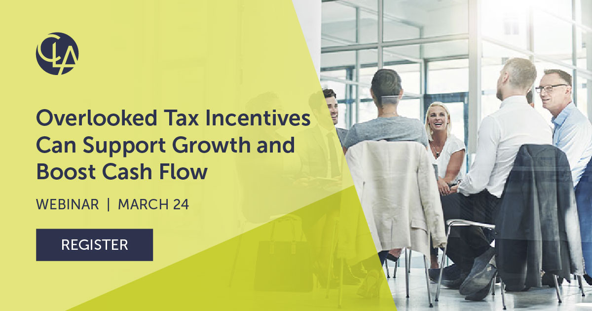 Credits and Incentives You May Be Missing in 2026: CLA